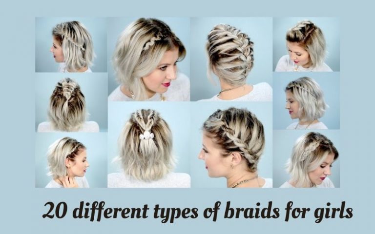20 Different Types of Braids for Girls - How to make Braids - Ventuneac