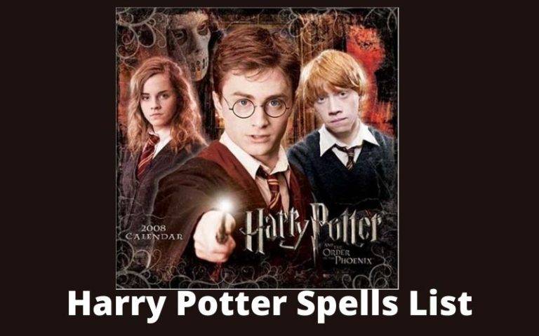 Harry Potter Spells List (Part-1) - Harry Potter.. | Ventuneac