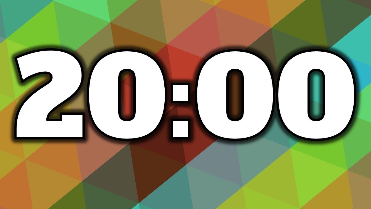 Set A Timer For 20 Minutes Why Do You Need To Set A Timer 